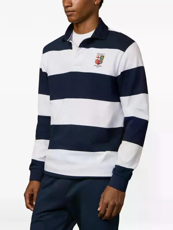 HACKETT LONDON London Rowing Club Stripe Polo Shirt
