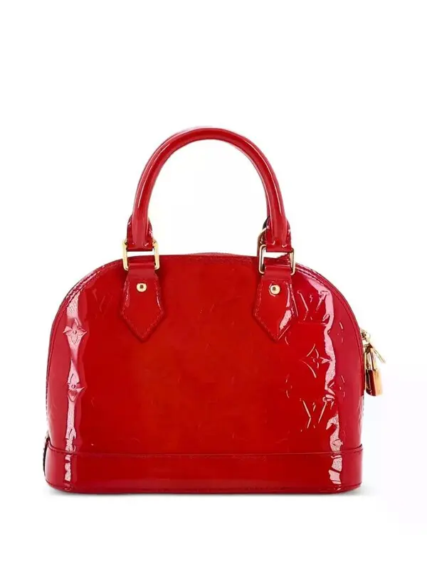 LOUIS VUITTON Alma Handbag Monogram Vernis Bb - Pink