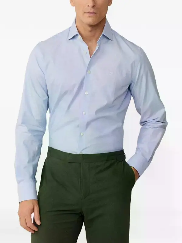 HACKETT LONDON Tailored-fit Textured Shirt