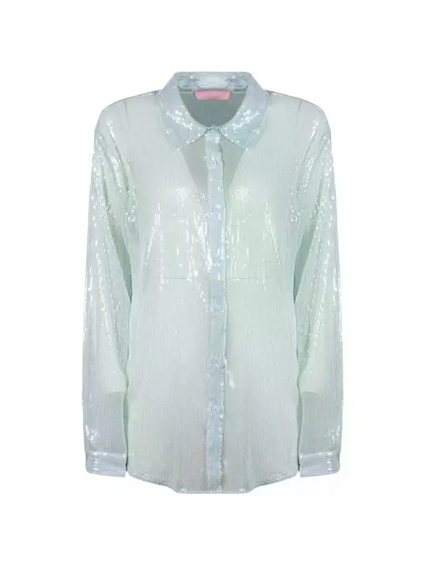 TWENTY FOURHAITCH Sequin Embellished Shirt