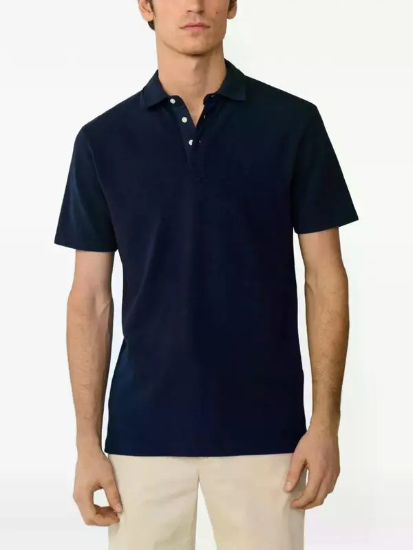 HACKETT LONDON Piqué-knit Polo Shirt