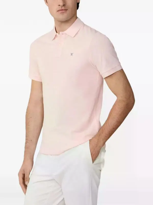 HACKETT LONDON Logo-embroidered Pique Polo Shirt