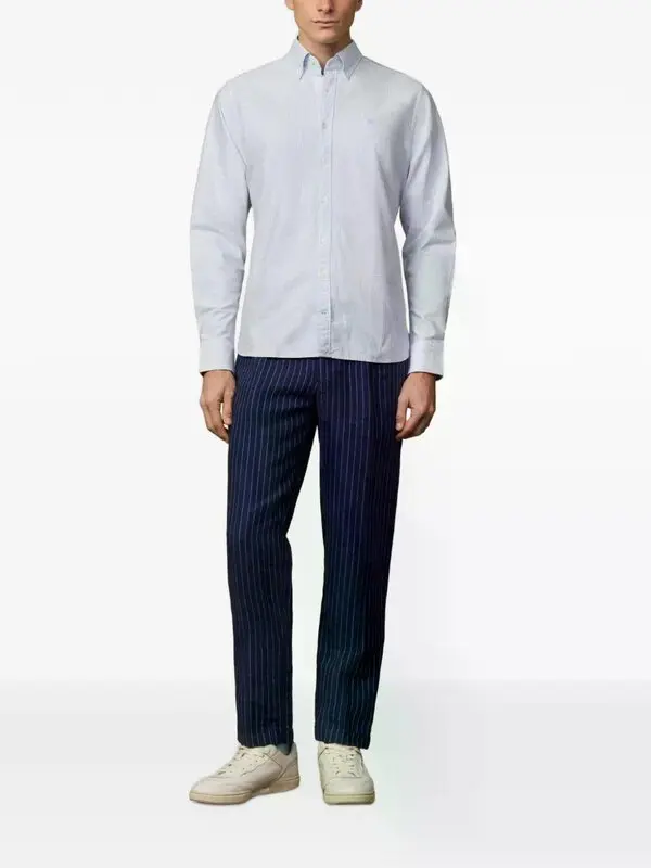 HACKETT LONDON Ticking-stripe Cotton Shirt