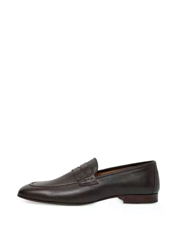 HACKETT LONDON Regal Saddle Leather Loafers