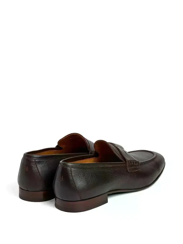 HACKETT LONDON Regal Saddle Leather Loafers