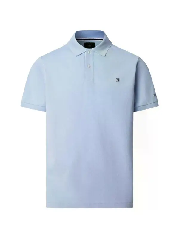 HACKETT LONDON Heritage H-logo Stripe-trim Polo Shirt