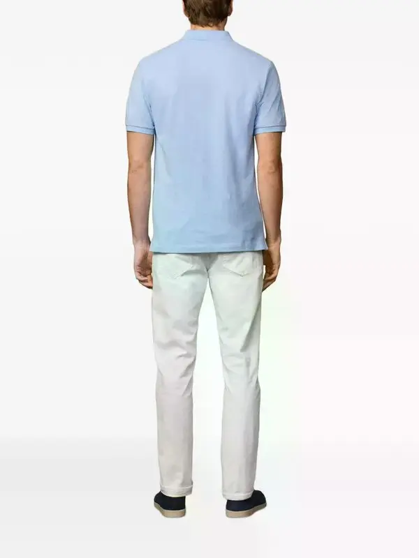 HACKETT LONDON Heritage H-logo Stripe-trim Polo Shirt