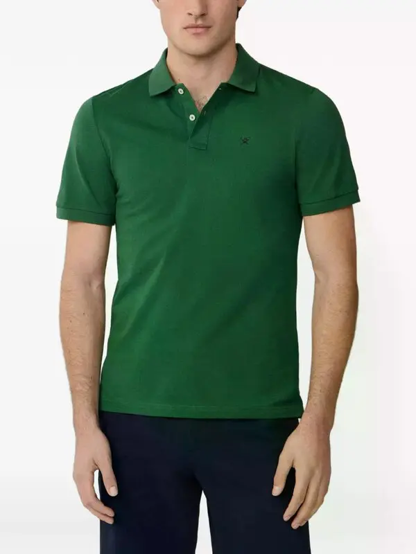 HACKETT LONDON Logo-embroidered Piqué Polo Shirt