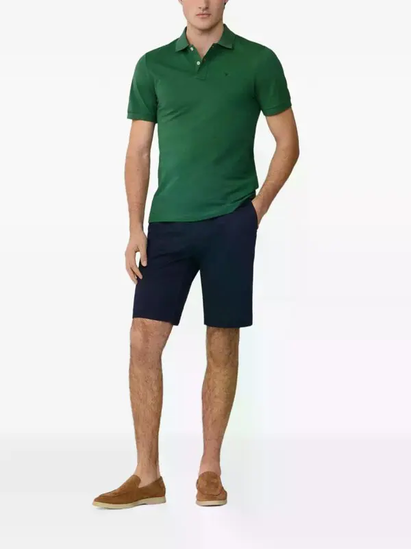 HACKETT LONDON Logo-embroidered Piqué Polo Shirt