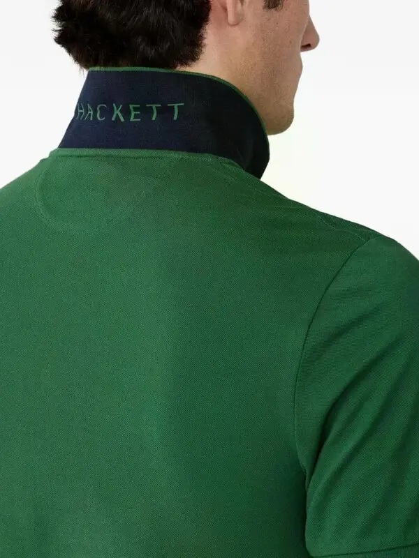 HACKETT LONDON Logo-embroidered Piqué Polo Shirt