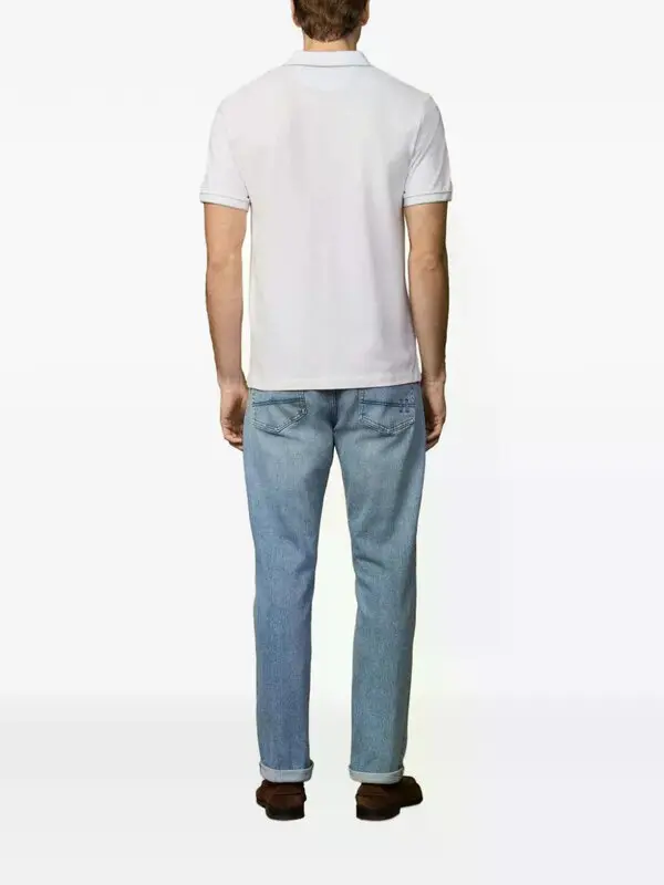 HACKETT LONDON Logo-print Piqué Polo Shirt