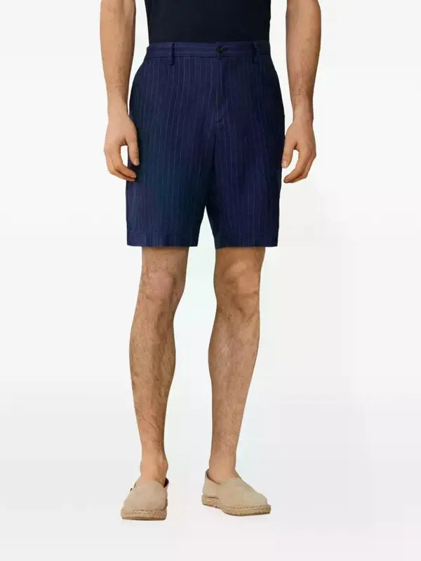 HACKETT LONDON Sanderson Pinstripe-pattern Shorts