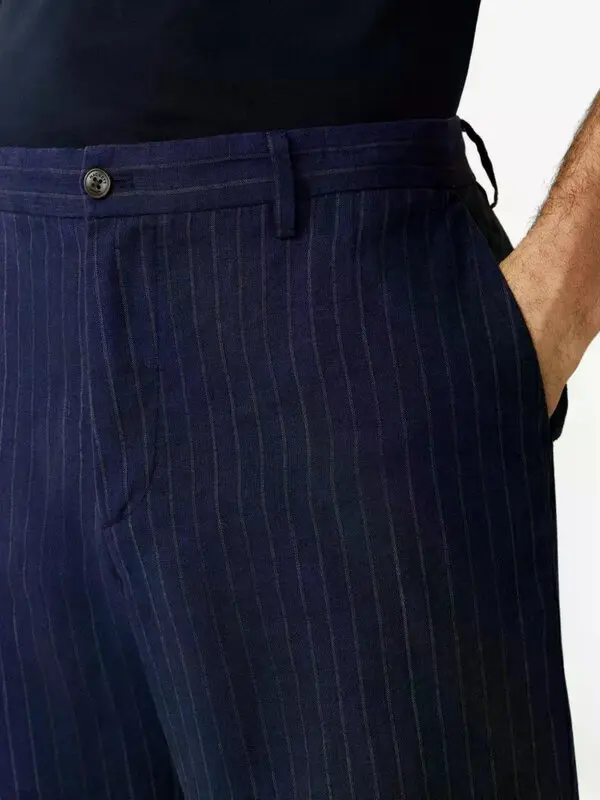 HACKETT LONDON Sanderson Pinstripe-pattern Shorts