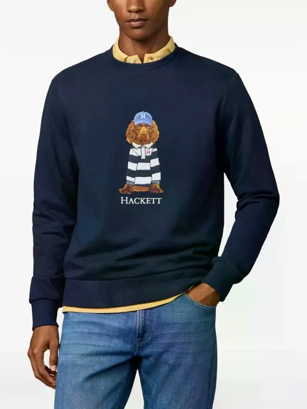 HACKETT LONDON Heritage Harry Embroidered Sweatshirt