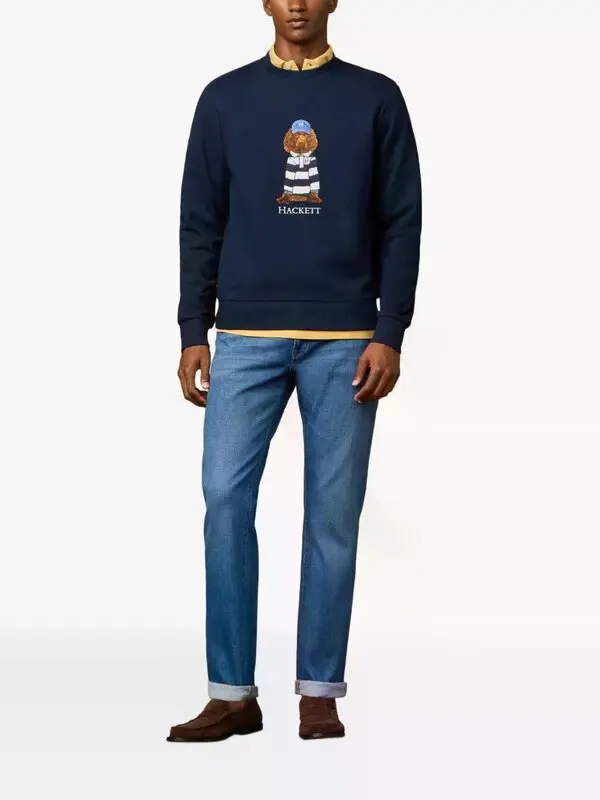 HACKETT LONDON Heritage Harry Embroidered Sweatshirt