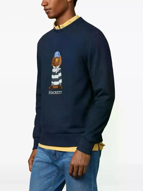 HACKETT LONDON Heritage Harry Embroidered Sweatshirt