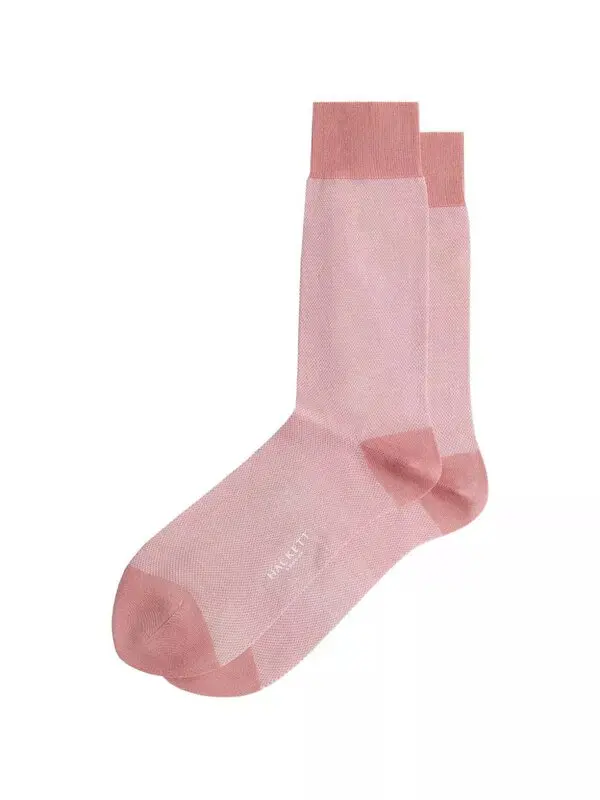 HACKETT LONDON Jacquard Knit Birdseye Pattern Socks