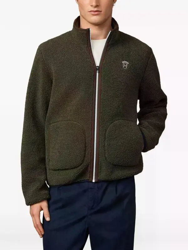 HACKETT LONDON Heritage Badge Teddy-fleece Jacket