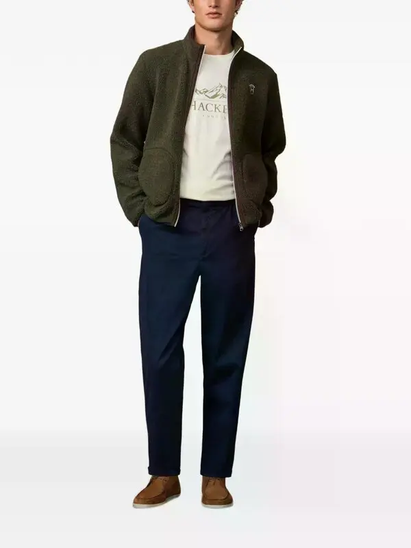 HACKETT LONDON Heritage Badge Teddy-fleece Jacket