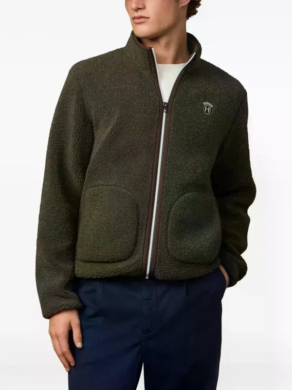 HACKETT LONDON Heritage Badge Teddy-fleece Jacket
