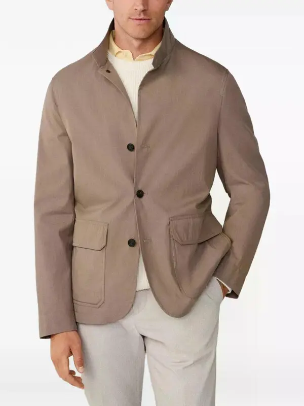 HACKETT LONDON Long-sleeve Buttoned Blazer