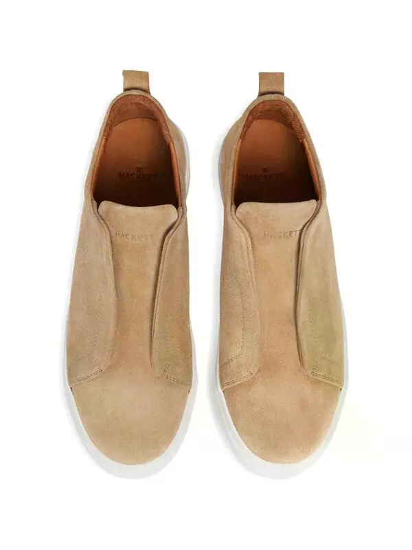 HACKETT LONDON Vision Suede Slip-on Sneakers