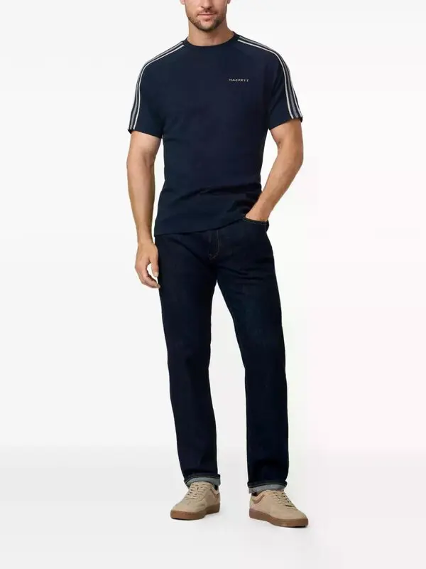 HACKETT LONDON Tape-detail Short-sleeve T-shirt