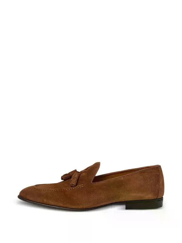 HACKETT LONDON Regal Tassel-detail Suede Loafers