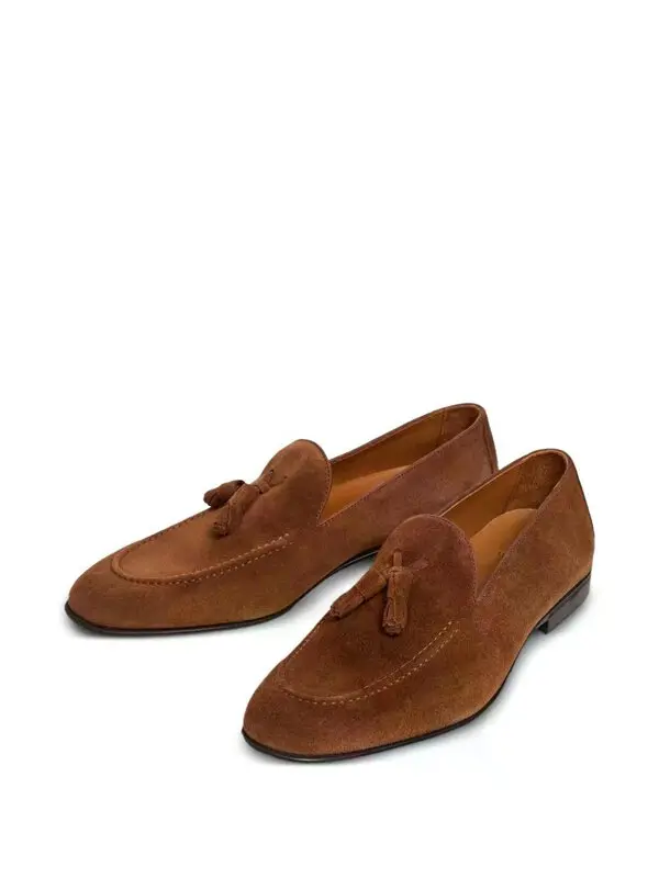 HACKETT LONDON Regal Tassel-detail Suede Loafers