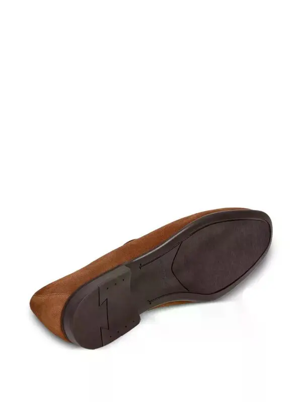 HACKETT LONDON Regal Tassel-detail Suede Loafers