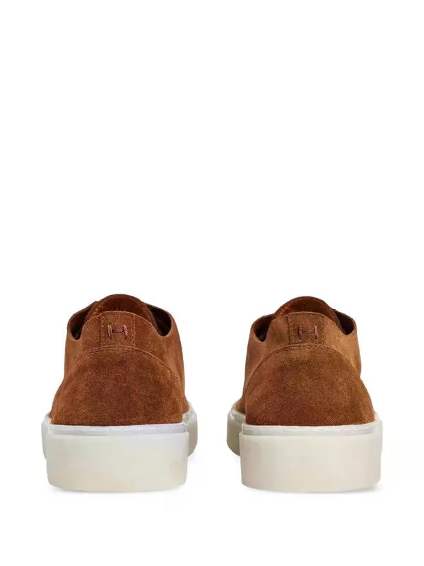 HACKETT LONDON Lace-up Suede Boat Shoes