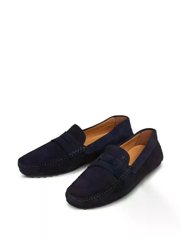 HACKETT LONDON Driver Saddle Suede Loafers
