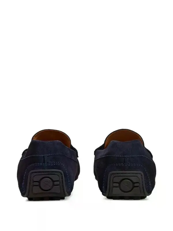 HACKETT LONDON Driver Saddle Suede Loafers