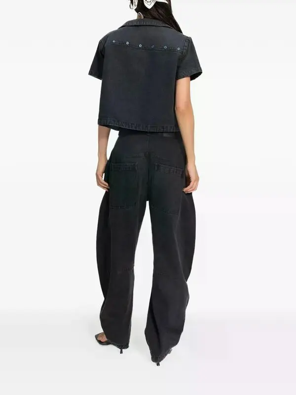 Agua Bendita Fallon Stud-embellished Jeans