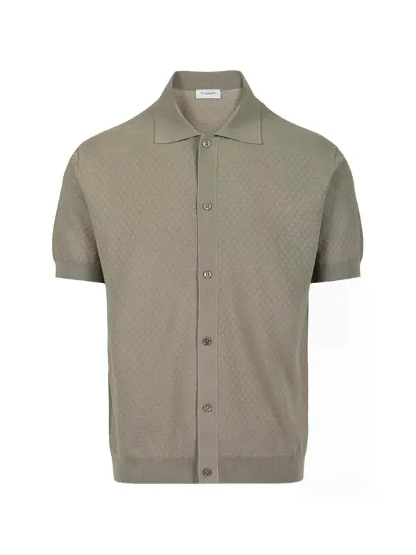 PAOLO PECORA Cotton Shirt - Green