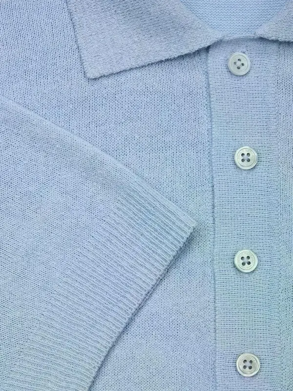 PAOLO PECORA Silk Bouclé Polo Shirt