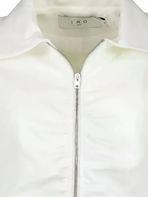 IRO PARIS Ruched Zip-up Jacket