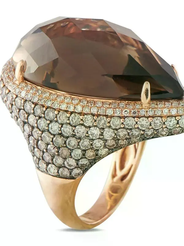 LB EXCLUSIVE Topaz And Diamond Ring - Pink