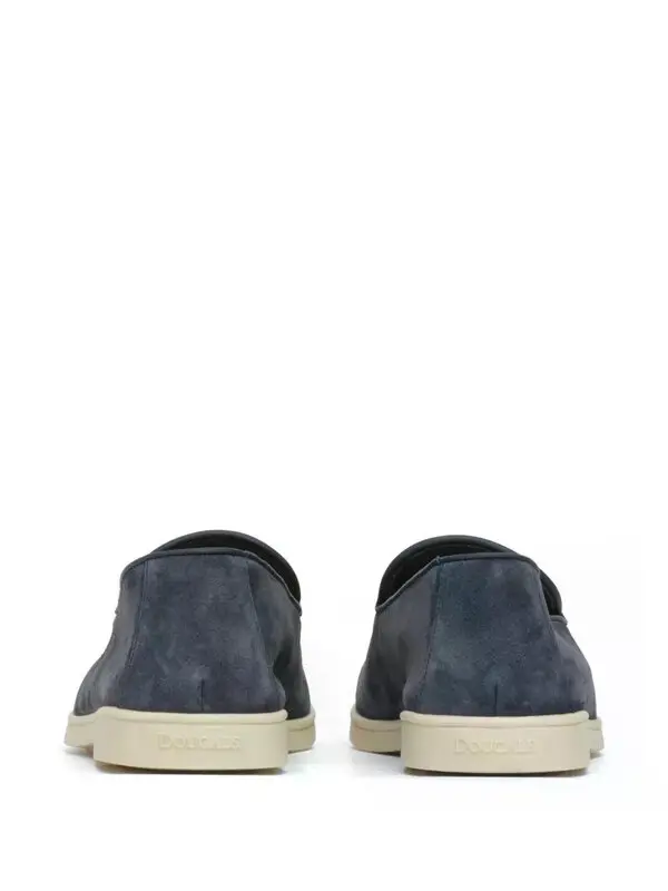DOUCAL'S Suede Tassel Detail Loafers