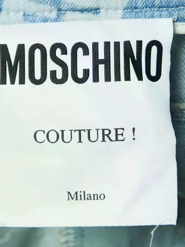 Moschino Heart-motif Straight-leg Trousers
