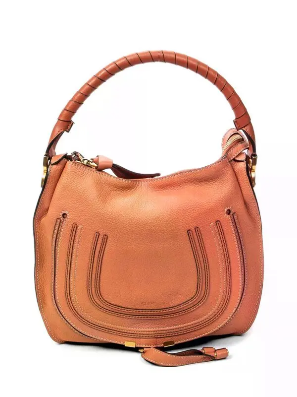 Chloé Medium Marcie Leather Shoulder Bag - Brown
