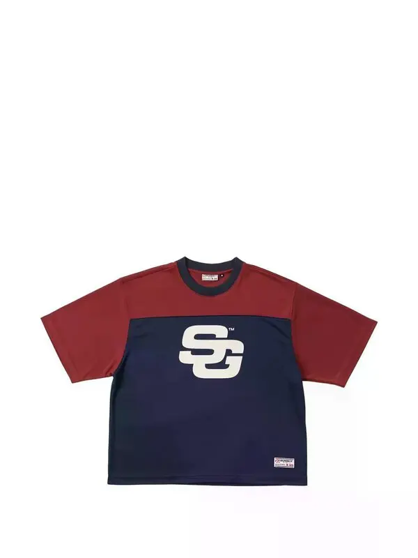 SUMMIT GAMES Logo Print Mesh T-shirt
