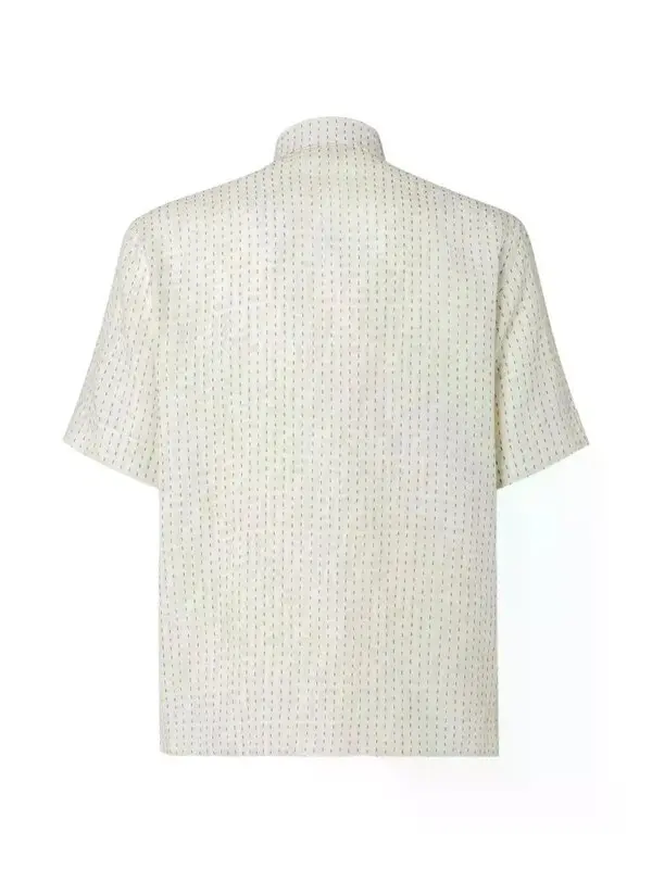 Fendi Ff-print Linen Shirt