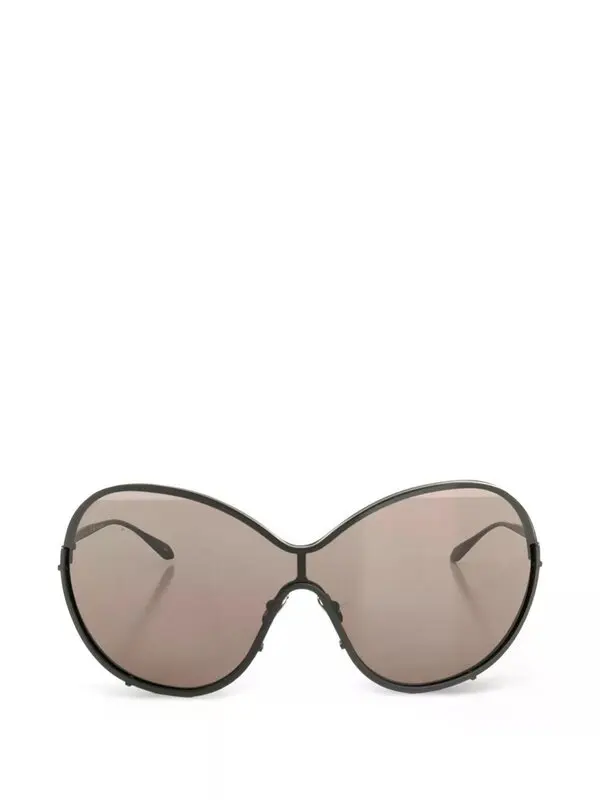 Alaïa Mask Frame Sunglasses - Black