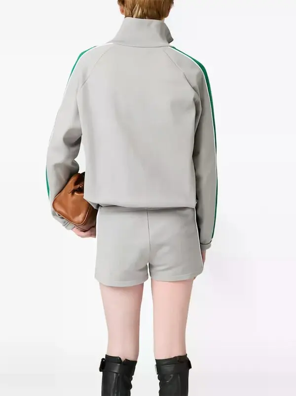 Miu Miu Technical Yarn Zipper Sweatshirt