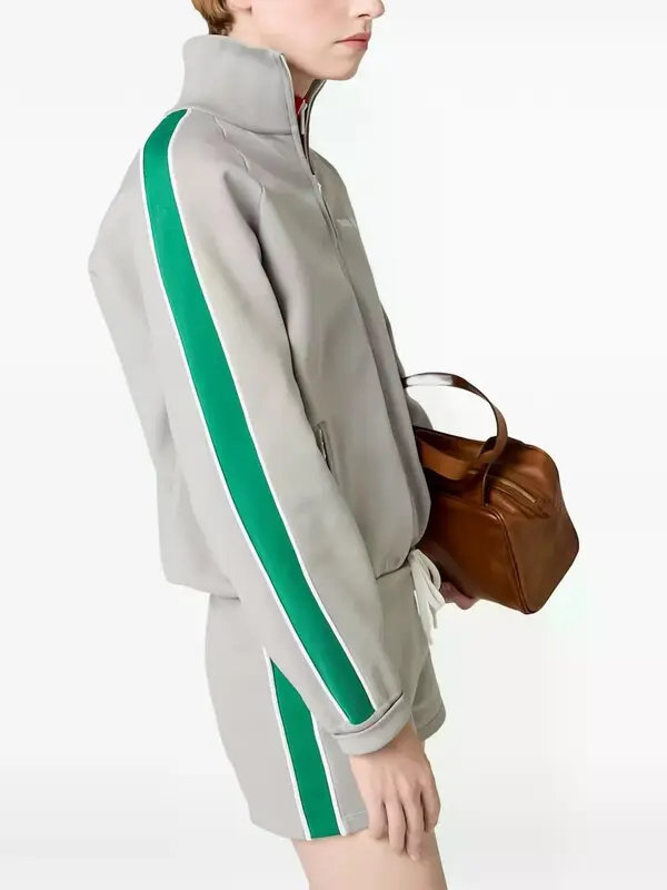 Miu Miu Technical Yarn Zipper Sweatshirt