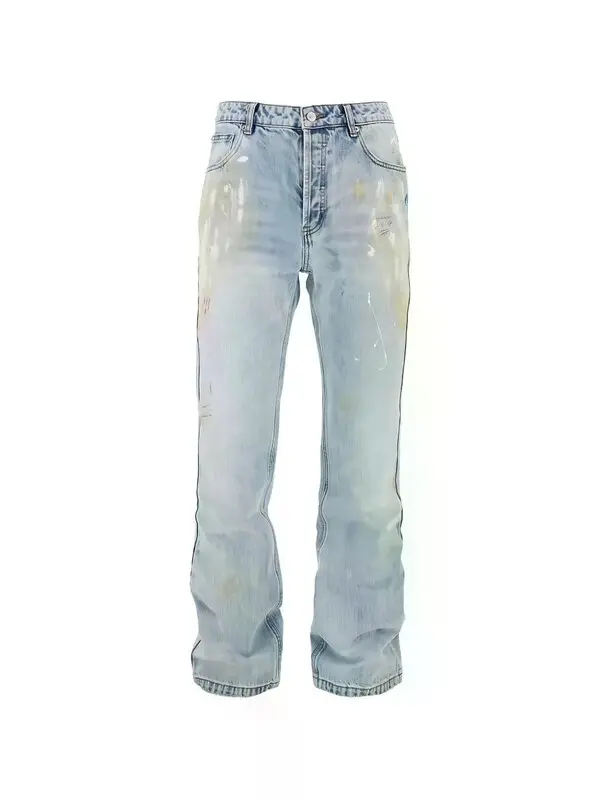 COLE BUXTON Paint-splatter Distressed Jeans
