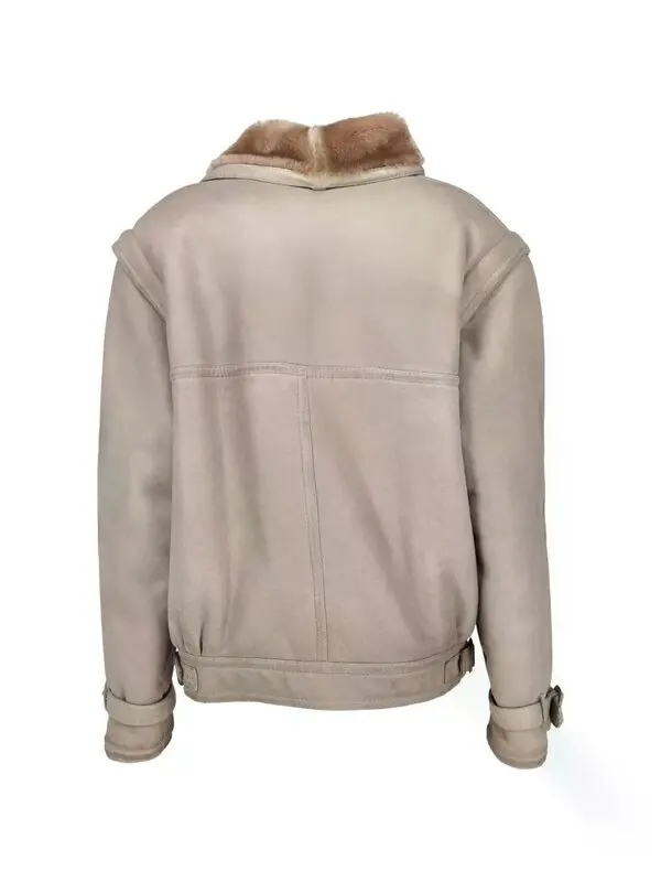Valentino Garavani Double-breasted Shearling Jacket