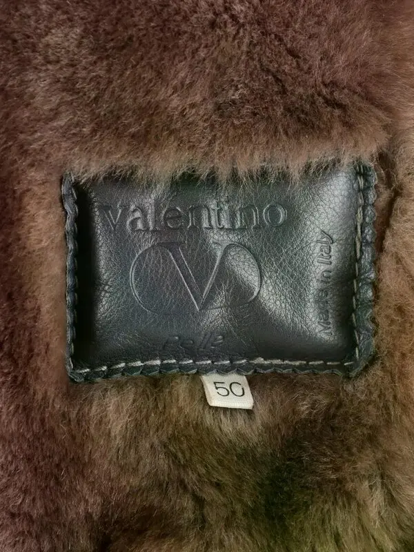 Valentino Garavani Double-breasted Shearling Jacket