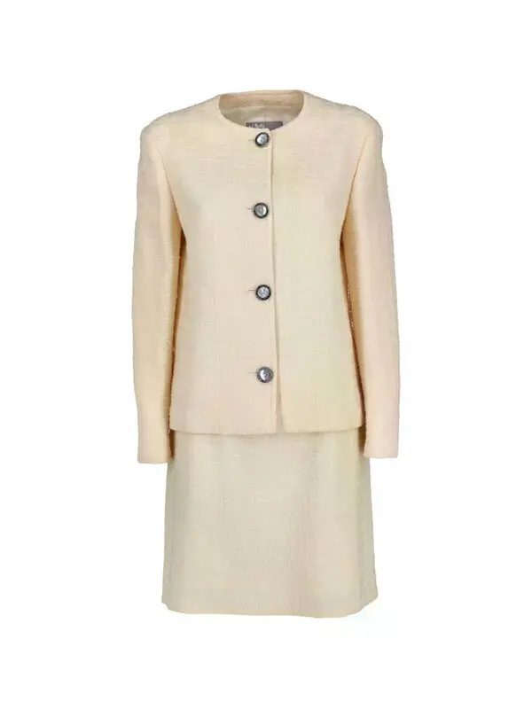 MILA SCHON Bouclé Knit Skirt Suit